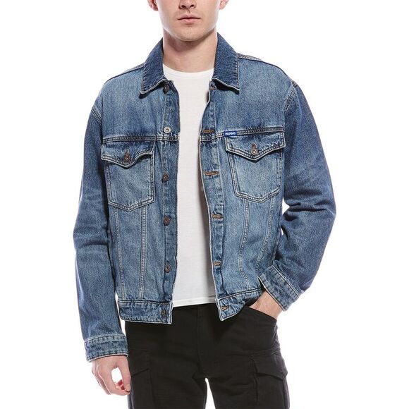 Hugo Boss | Jeans | Hugo Hugo Boss Mens Dex Denim Jacket Blue | Poshmark